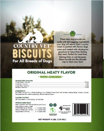 Country Vet & Heartland Harvest Dog Biscuits Recalled for Potential ...