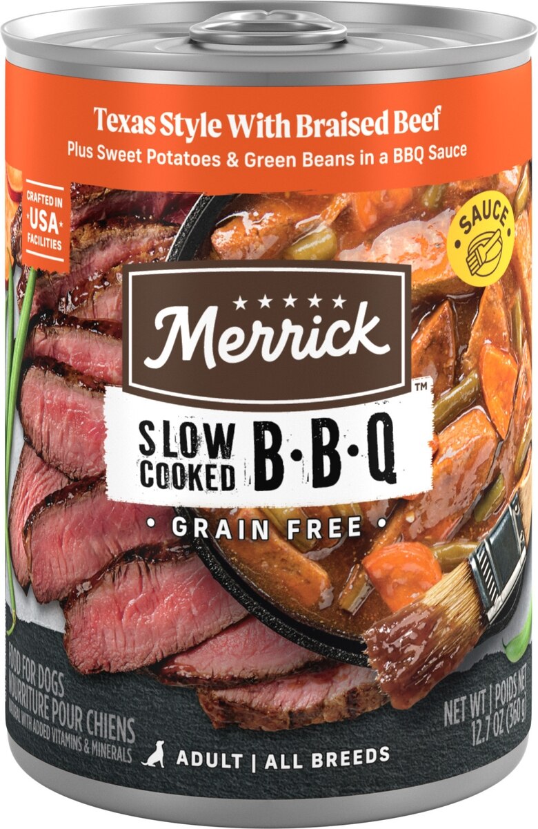 Merrick Slow Cooked BBQ Dog Food Review (Canned) | Dog Food Advisor